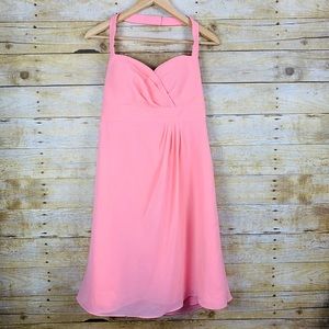 Alfred Angelo | Dresses | Alfred Angelo Halter Prom Dress Pink | Poshmark